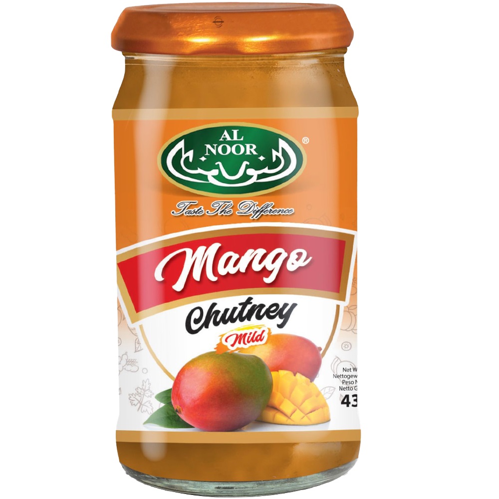 Al Noor Mango Mild Chutney 430 GM – Al Noor Foods