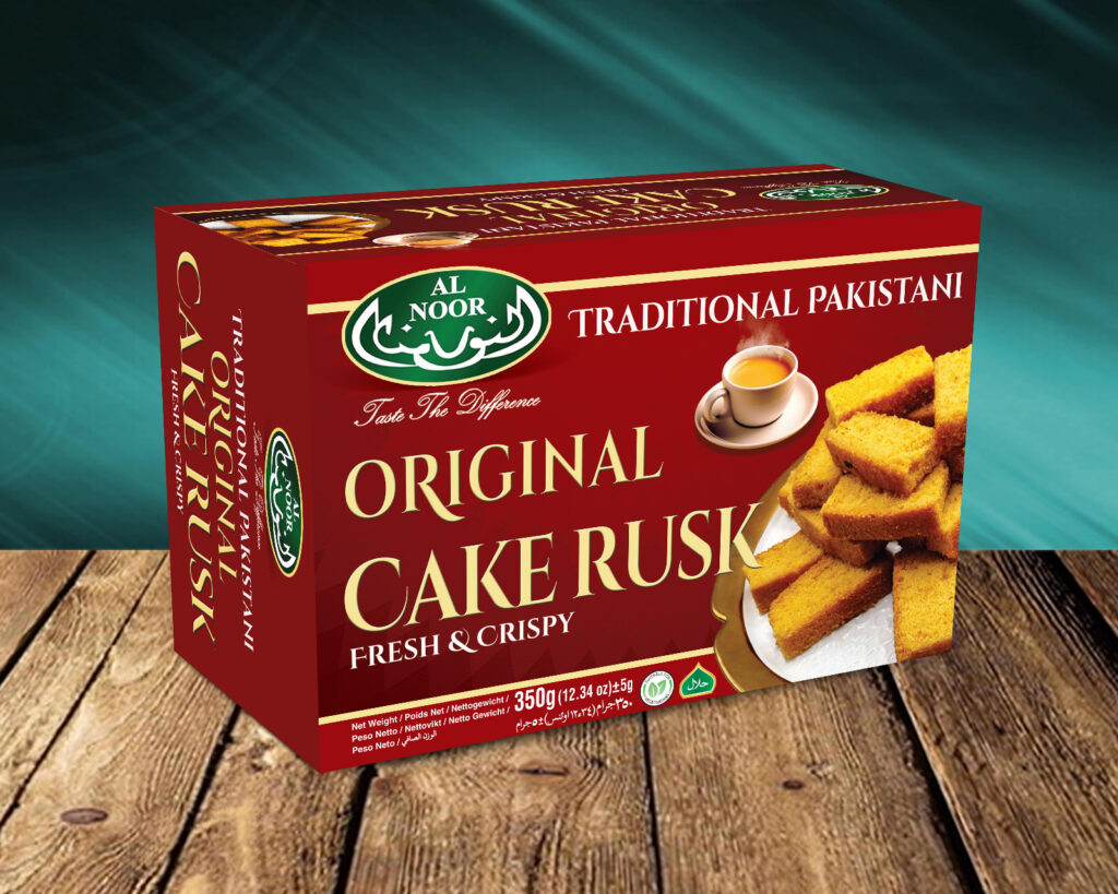 Al Noor Traditional Pakistani Cake Rusk 350g - Al Noor Foods