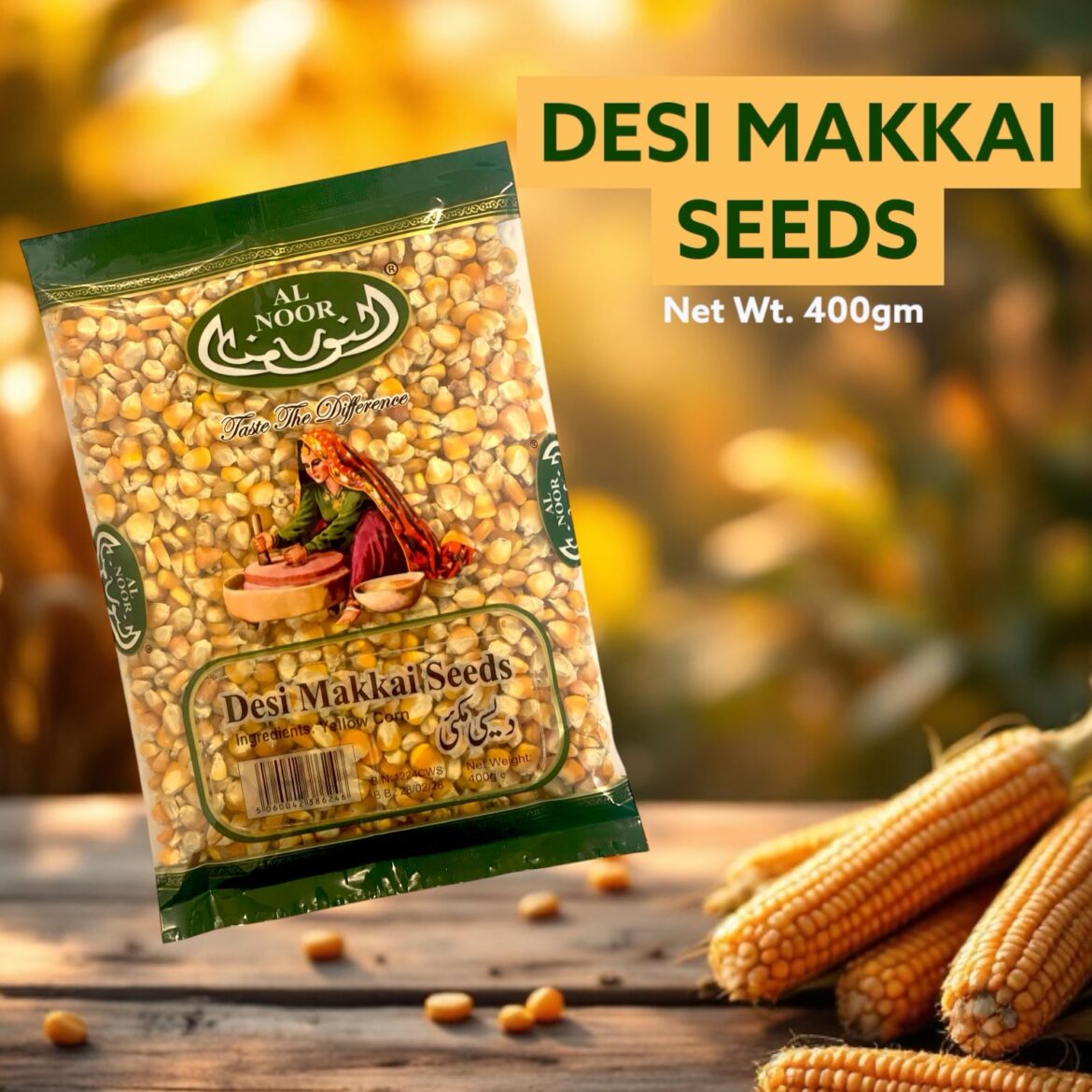 AL NOOR DESI MAKKAI SEEDS |400G - Al Noor Foods